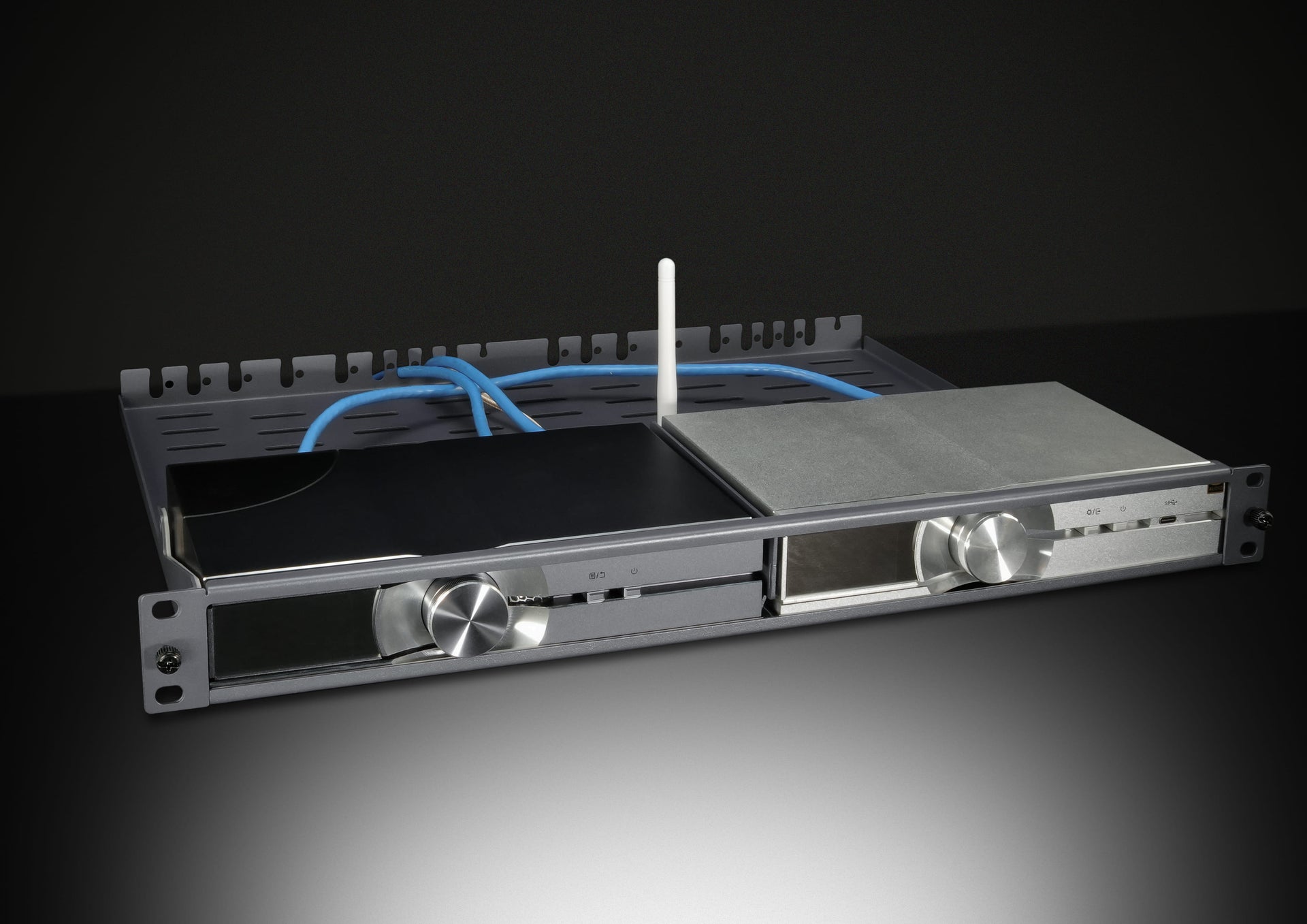 OMNI RACK Mount Kit – 1U AV Rack for Silent Power OMNI – SilentPower